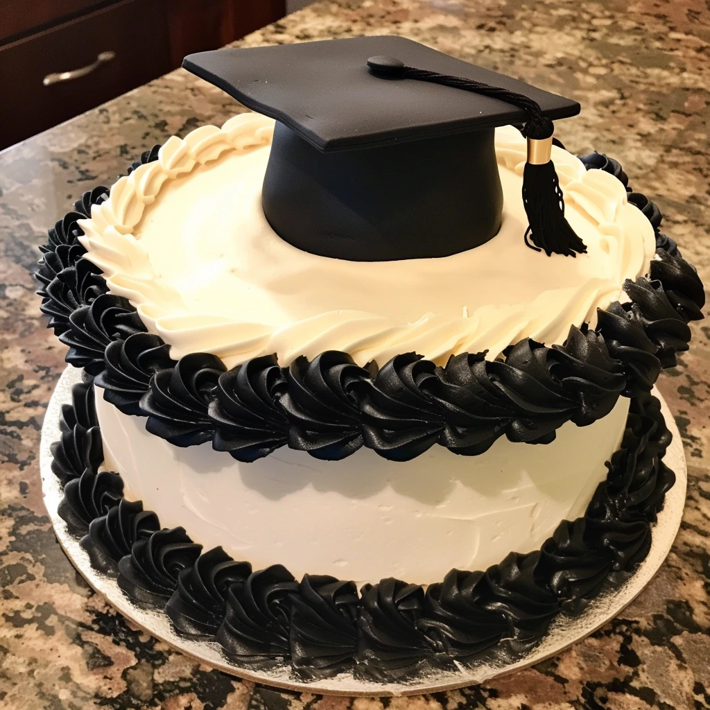Cap Toss Celebration Cake - Homemade & Easy Yummy Recipes